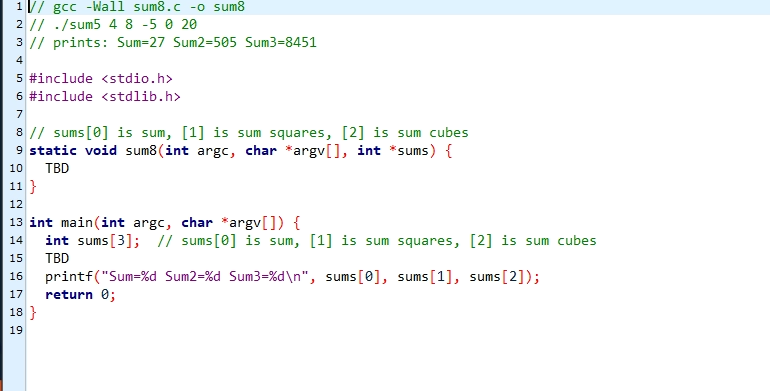 Solved Each of the C programs do exactly the same task. | Chegg.com