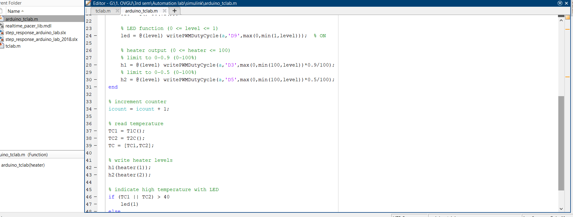 This is a Temperature Control Lab (TCL) | Chegg.com