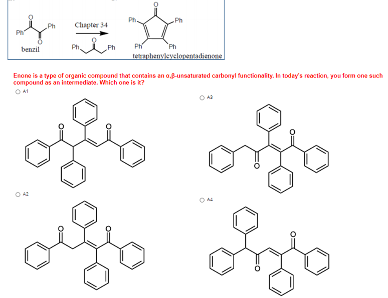 Solved Ph .ph Ph Chapter 34 Ph benzil Ph, Ph ph Ph | Chegg.com