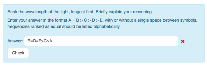 Solved The results of five double-slit experiments are shown | Chegg.com
