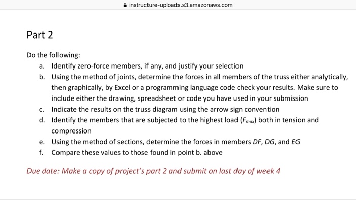 Solved a instructure-uploads.s3.amazonaws.com 2 kips 2 kips | Chegg.com