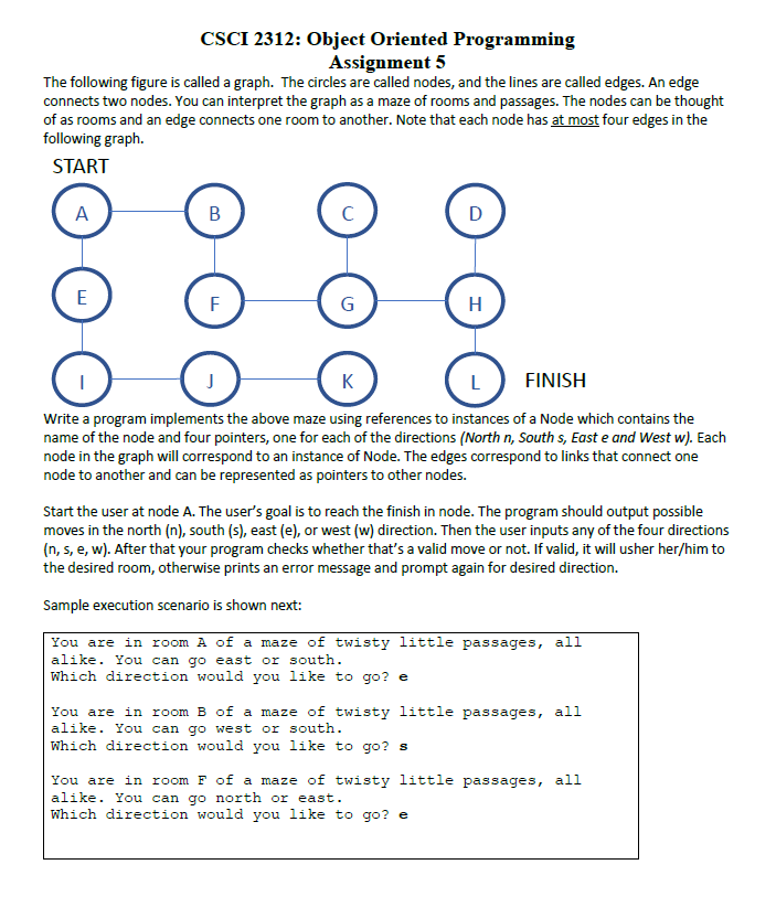 CSCI 2312: Object Oriented Programming Assignment 5 | Chegg.com