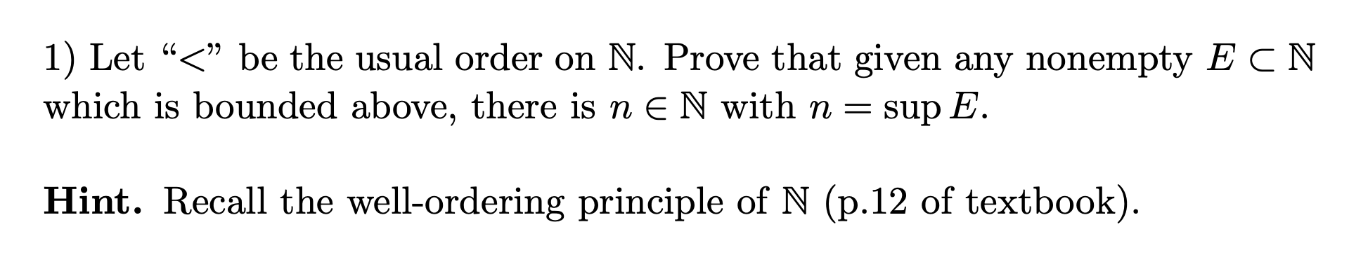 Solved 1) Let