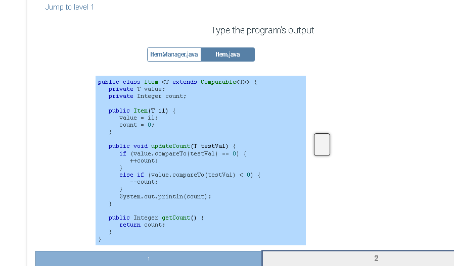 Solved Type the program's output Type the program's output | Chegg.com