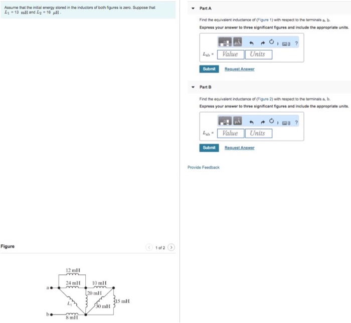 Solved Part A Assume that the initial energy stored in the | Chegg.com