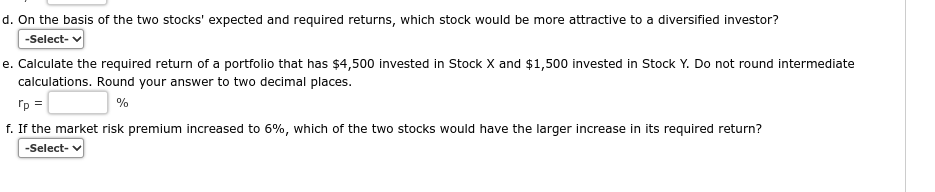 Solved stock X has a 10.0% expected return, a beta | Chegg.com