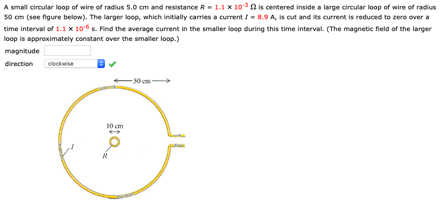 Solved A small rectangular loop of wire is located close to | Chegg.com