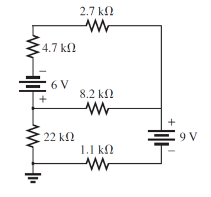 Solved For the circuit below:Write the mesh current | Chegg.com