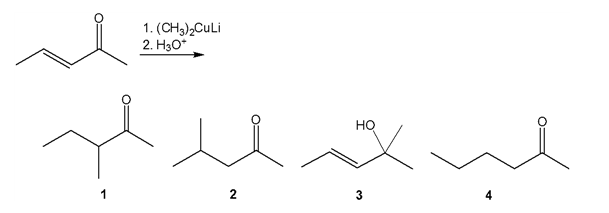 Solved 1. (CH3)2Culi 2, H30 H0 للبدل 1 2 3 | Chegg.com