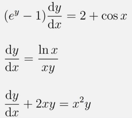 Solved dy (ey-1) -2-cos x dx dy Inr d.x ry 2 | Chegg.com
