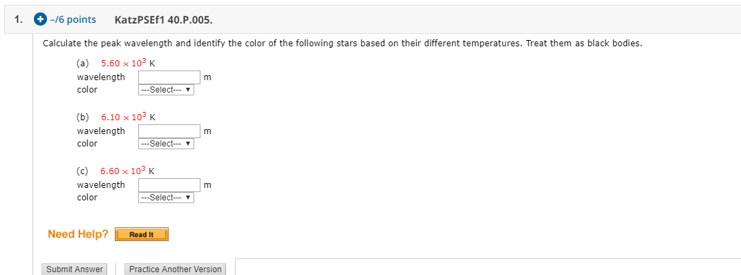 Solved 1. + -16 points KatzPSEf1 40.P.005. Calculate the | Chegg.com Solved 1. + -16 points KatzPSEf1 40.P.005. Calculate the | Chegg.com