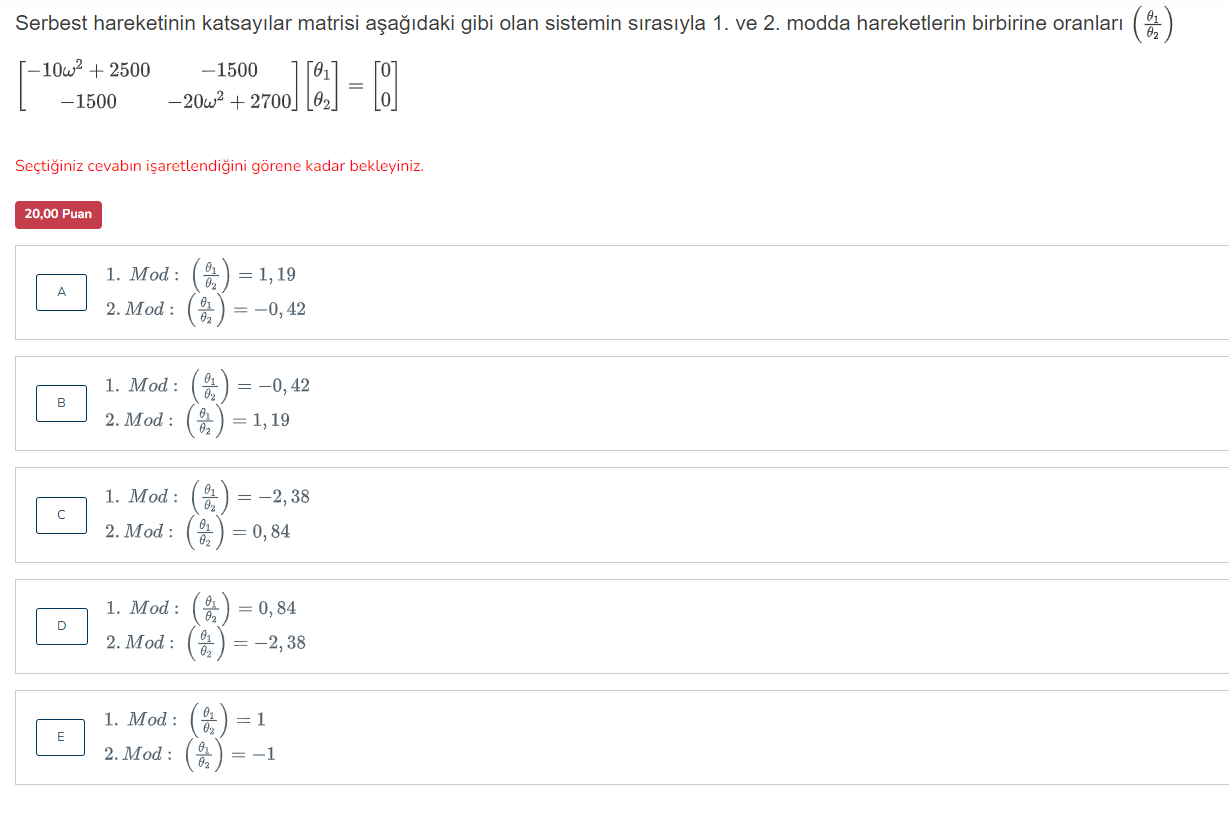 Solved The ratios of the motions to each other in the 1st | Chegg.com