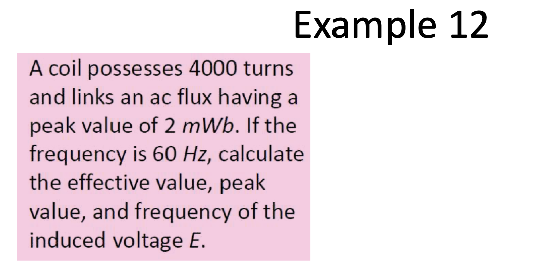 Solved A coil possesses 4000 turns and links an ac flux | Chegg.com