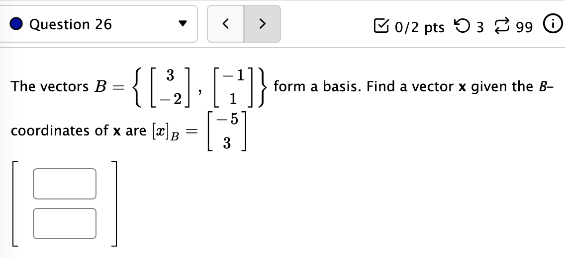 Solved Define T:R3→R2 by T⎝⎛⎣⎡x1x2x3⎦⎤⎠⎞=[x1+x2x3−x2] Find a | Chegg.com