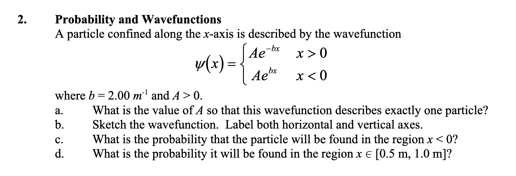 Solved Probability and Wavefunctions A particle confined | Chegg.com