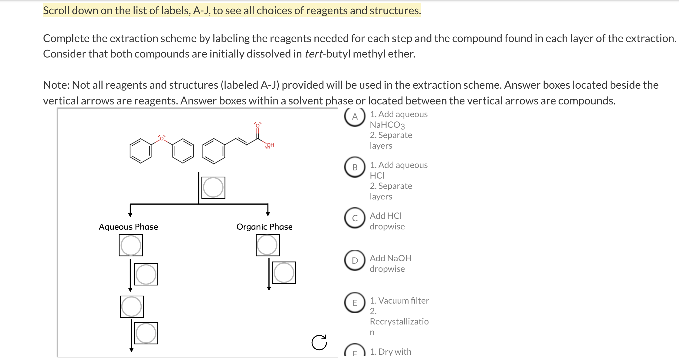 Solved Scroll down on the list of labels, A-J, to see all | Chegg.com