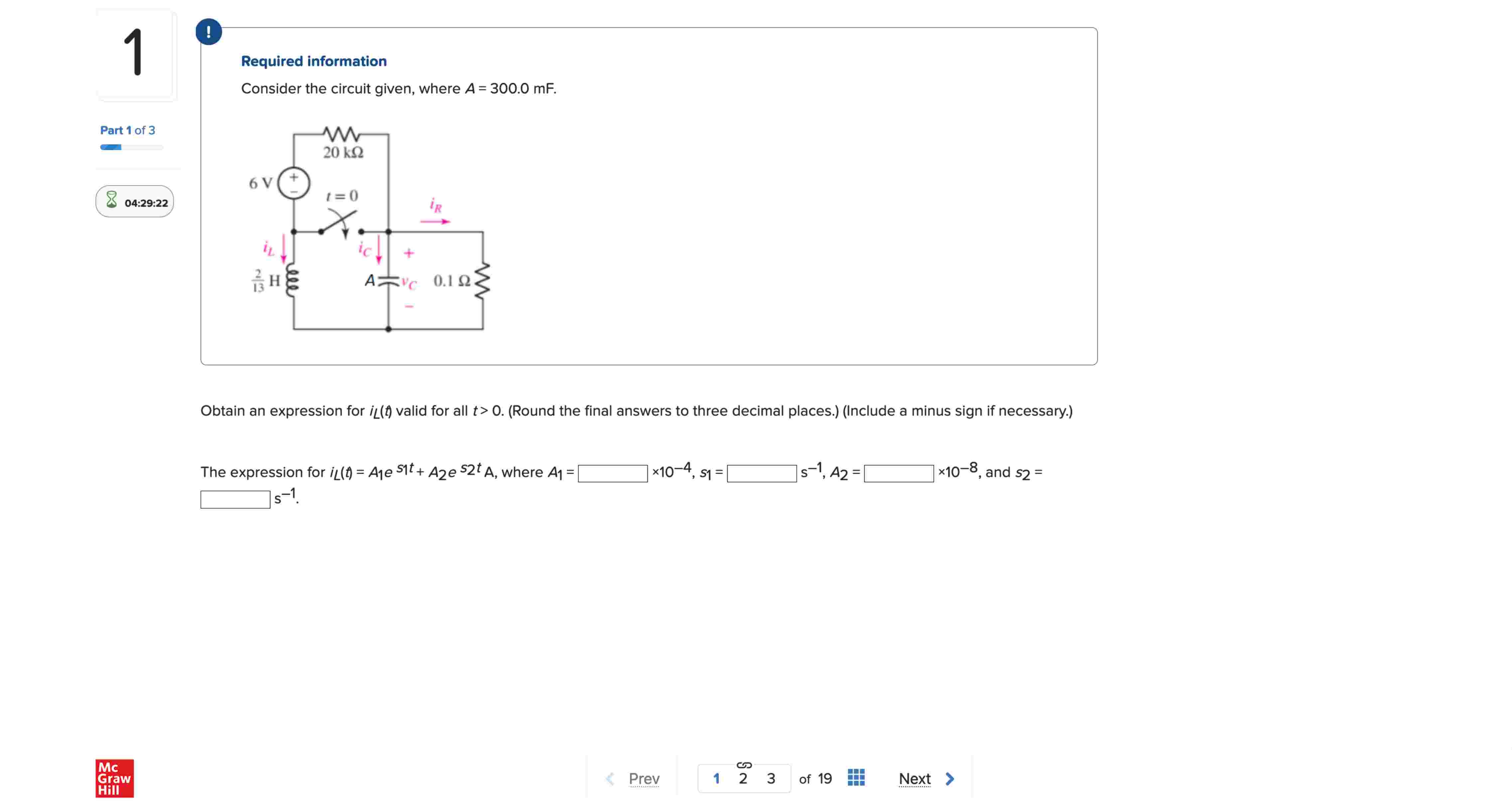 Solved Required informationConsider the circuit given, where | Chegg.com