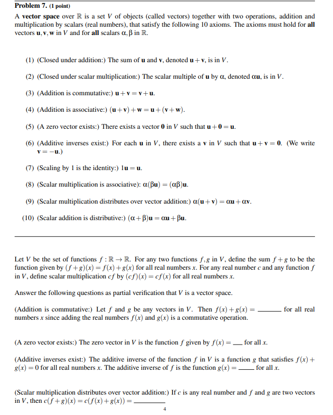 Solved Let u and v be vectors and c be a scalar. Select the | Chegg.com