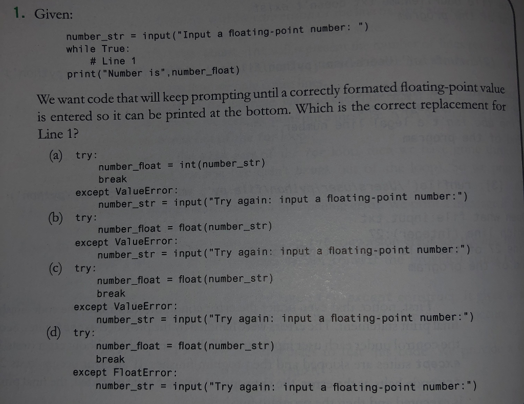 Solved Please identify the correct answer and then write out | Chegg.com