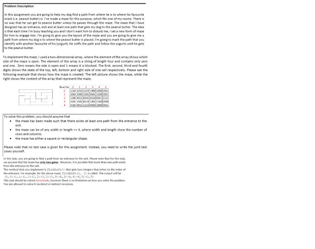 Solved Problem Description: In this assignment you are going | Chegg.com