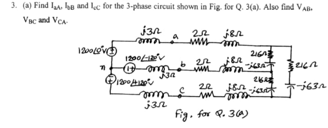 Solved 3. (a) Find \\( \\mathrm{I}_{\\mathrm{a}}, | Chegg.com