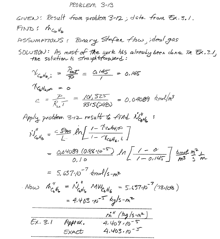 Solved PROBLEM 3-13 Given: Result from problem 3-12; data | Chegg.com