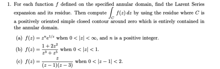Solved 1. For each function f defined on the specified | Chegg.com