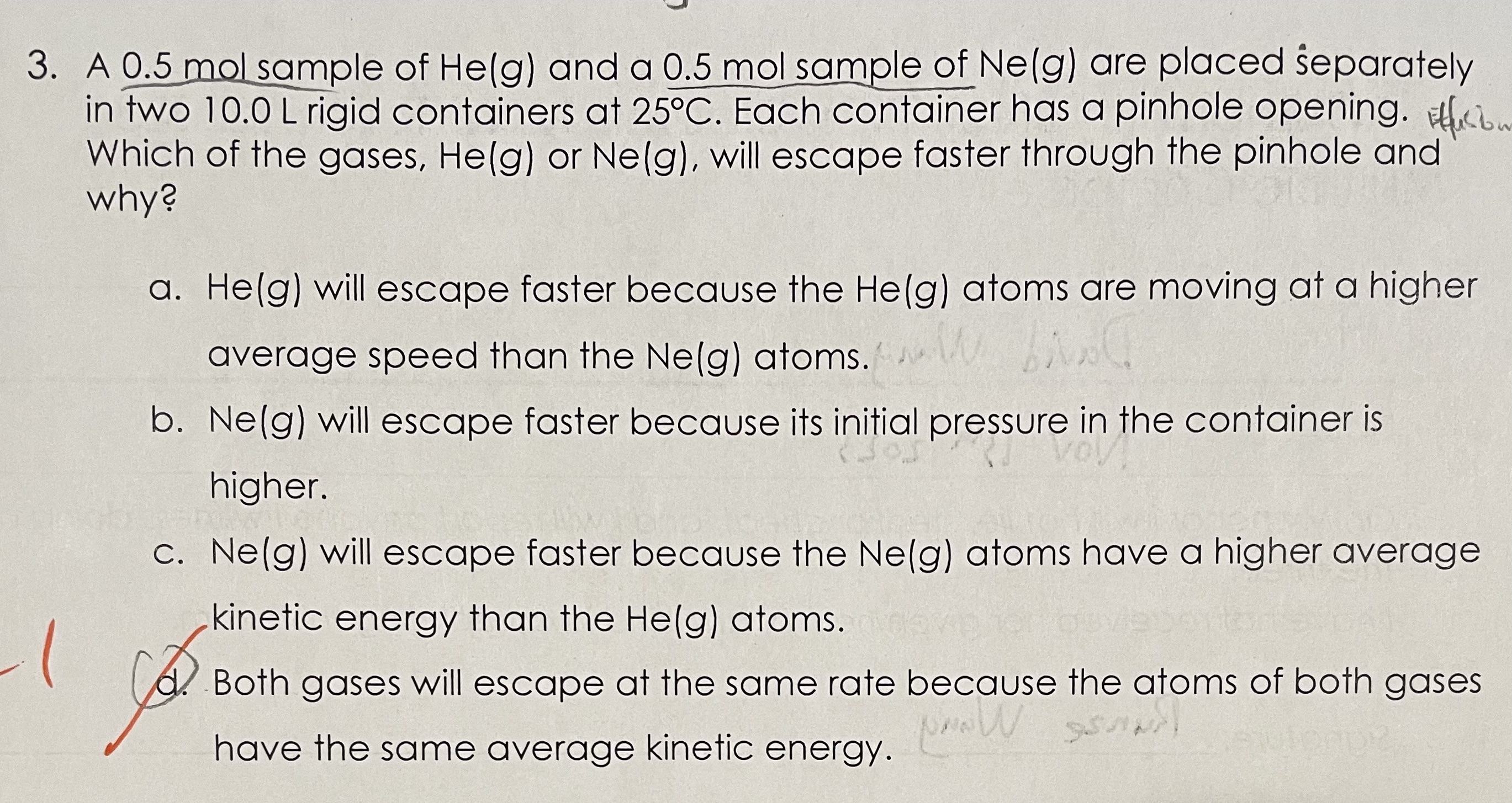 Solved 3. A 0.5 molsampleofHe(g) and a 0.5 mol sample of | Chegg.com