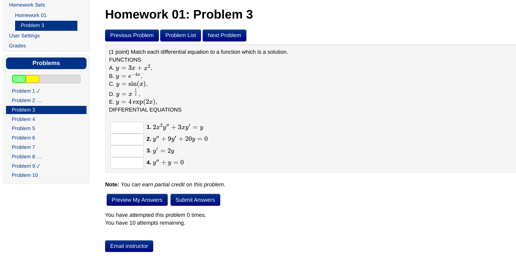 Solved Homework Sets Homework 01 Homework 01: Problem 3 | Chegg.com