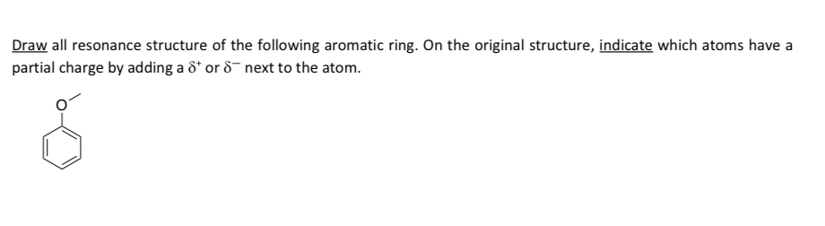Solved Draw all resonance structure of the following | Chegg.com
