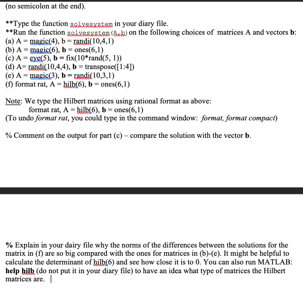 **Create a function in MATLAB starting with: function | Chegg.com