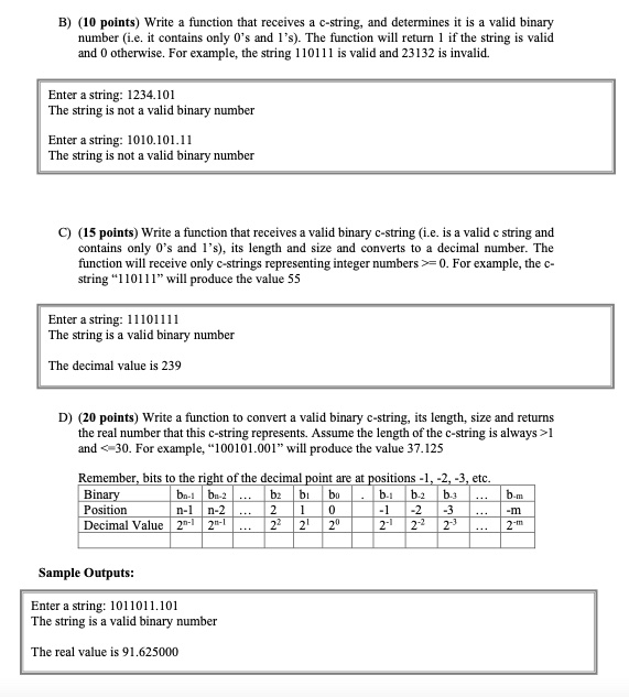 Solved Write a program to convert binary numbers to decimal. | Chegg.com