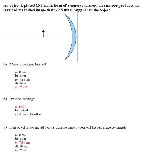 Solved An object is placed 10.0 cm in front of a concave | Chegg.com