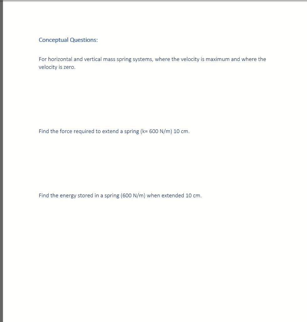 Solved Masses and Spring Choose the Lab part of the | Chegg.com