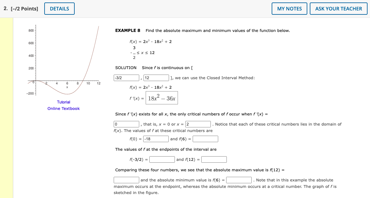 Solved 1. [-/2 Points] 30 20 10 0 -10- -20- DETAILS 1 2 | Chegg.com