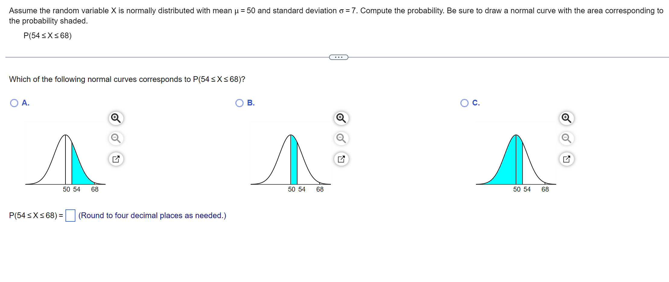 Solved Assume the random variable X is normally distributed | Chegg.com
