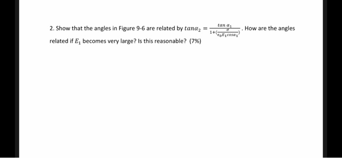 Solved 2. Show that the angles in Figure 9-6 are related by | Chegg.com
