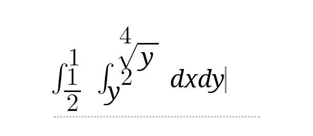 Solved 4 {}} dxdy | Chegg.com