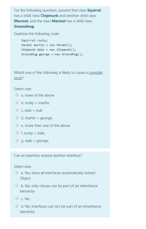 Solved Given the following code fragment: int aNumber; | Chegg.com