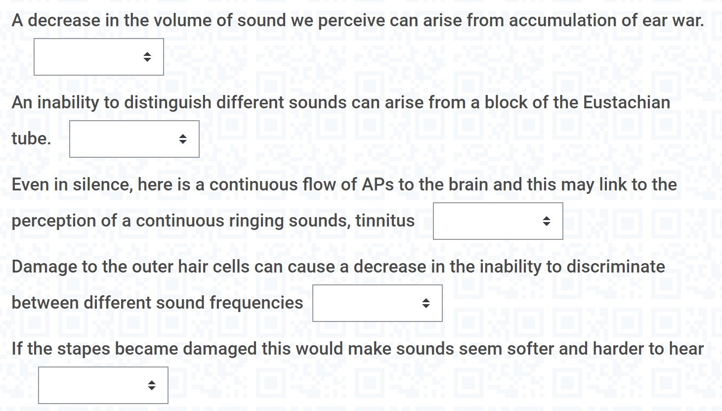Solved A decrease in the volume of sound we perceive can | Chegg.com