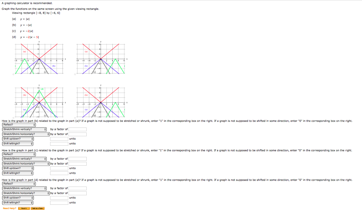 Solved A graphing calculator is recommended. Graph the | Chegg.com