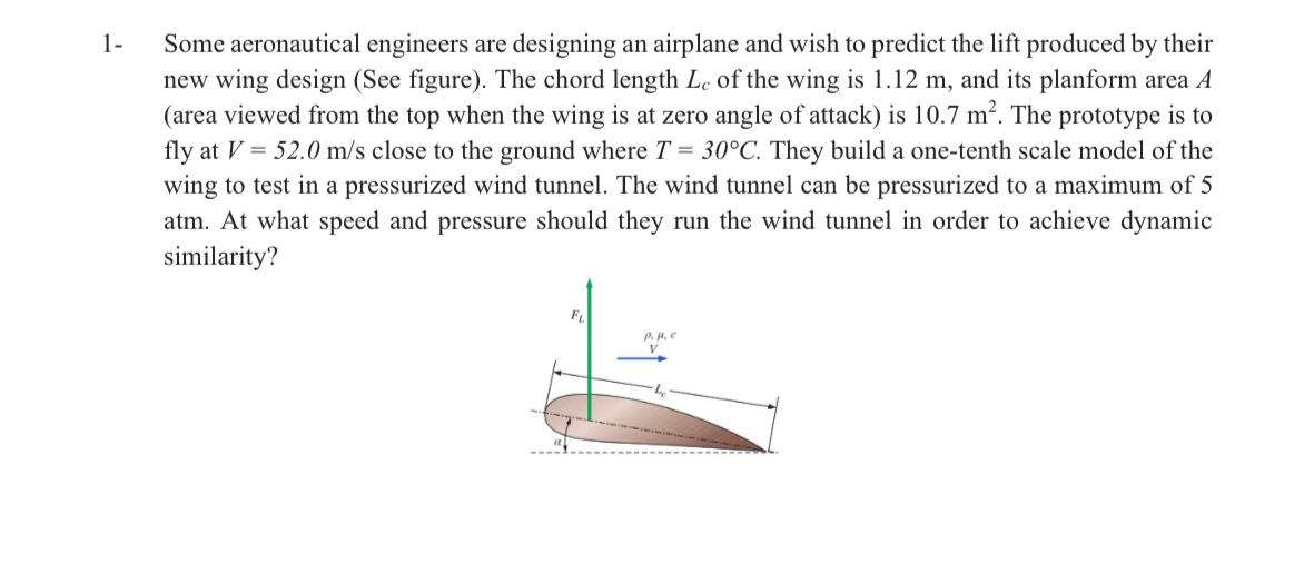 Solved 1- Some aeronautical engineers are designing an | Chegg.com