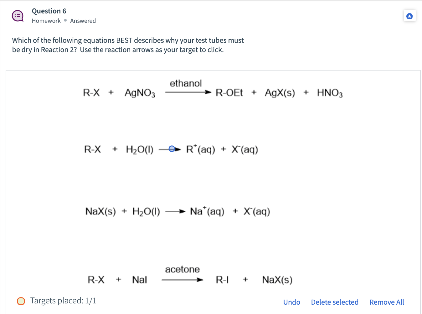 Solved Which of the following equations BEST describes why | Chegg.com
