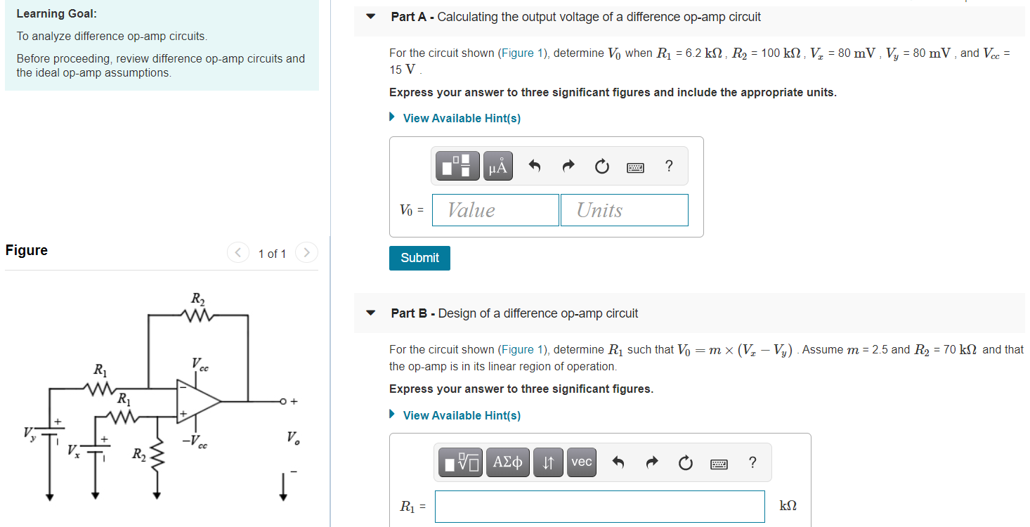 Solved Learning Goal: Part A - Calculating the output | Chegg.com