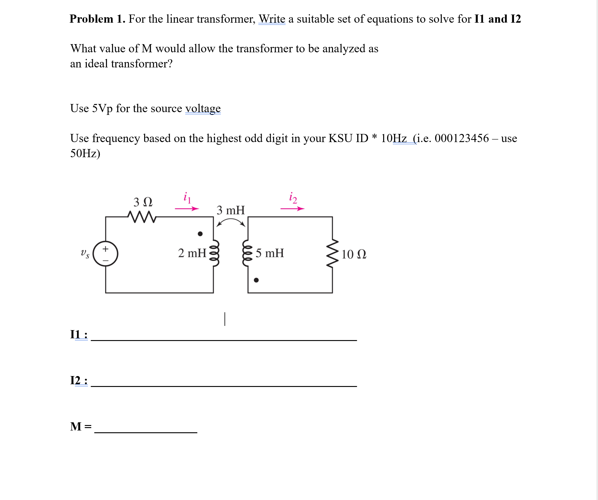 Solved Please show simulation in LT SPICE .Problem 1. ﻿For | Chegg.com