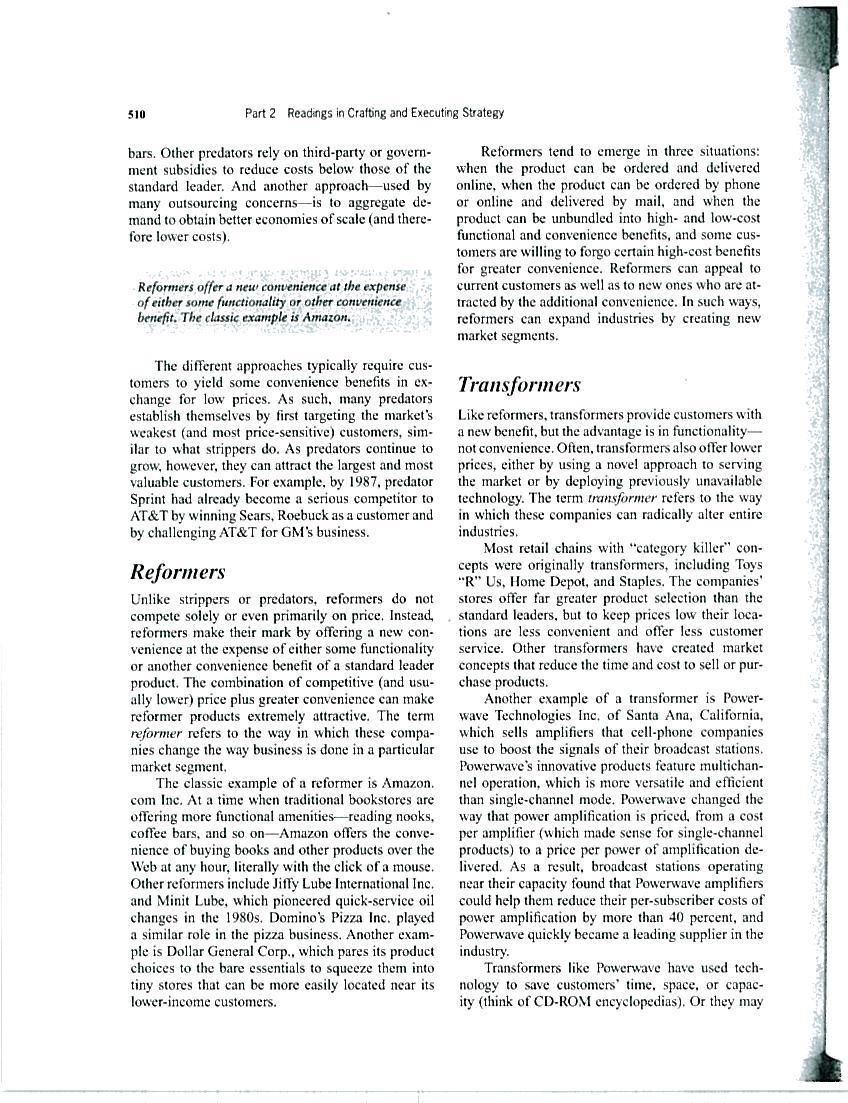 Solved Reading Confronting Low-End Competition Don Potter | Chegg.com