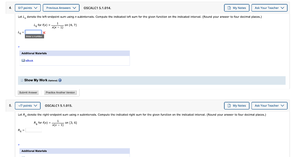 Solved -17 points v. OSCALC1 5.1.018. My Notes Ask Your | Chegg.com Solved -17 points v. OSCALC1 5.1.018. My Notes Ask Your | Chegg.com