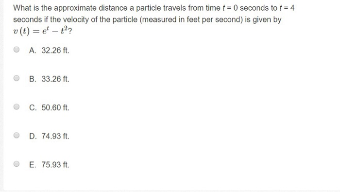 Solved What is the approximate distance a particle travels | Chegg.com