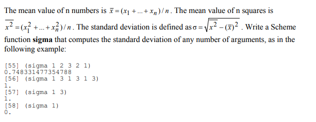 Scheme Programming Using Dr Racket Or Coding Ground 3509