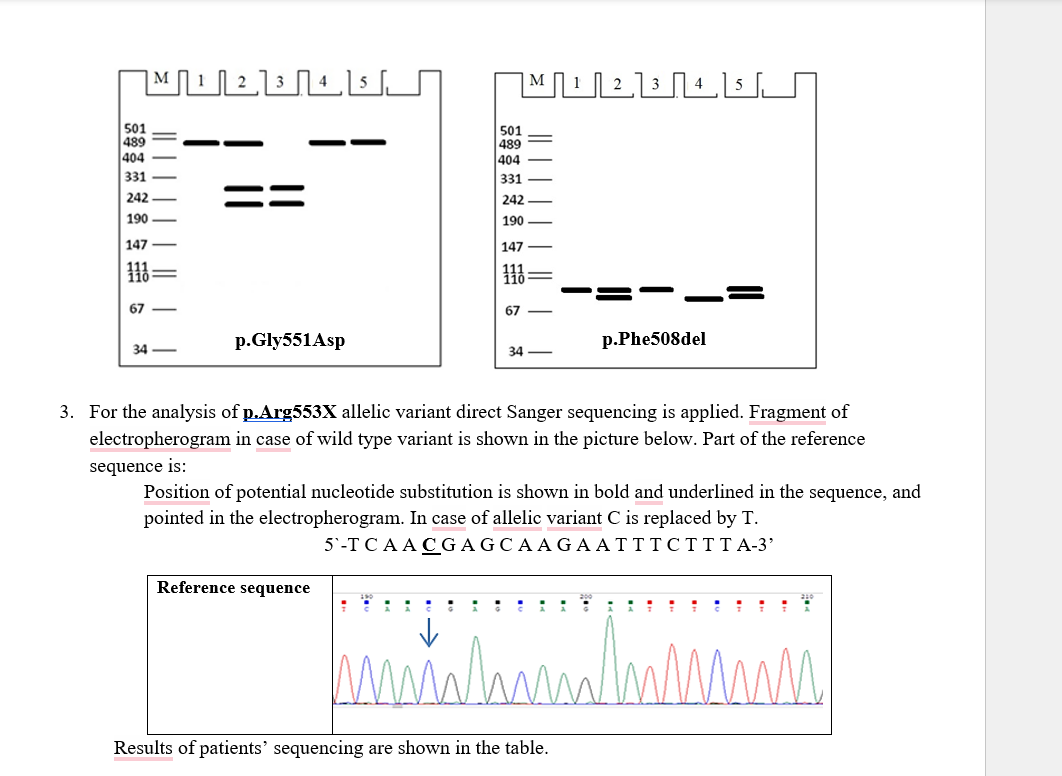 Your task is to analyze description of each allelic | Chegg.com
